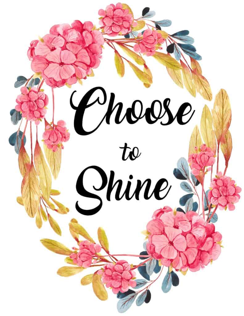 Watercolor Floral Free Printable Art - Crafty Little Gnome