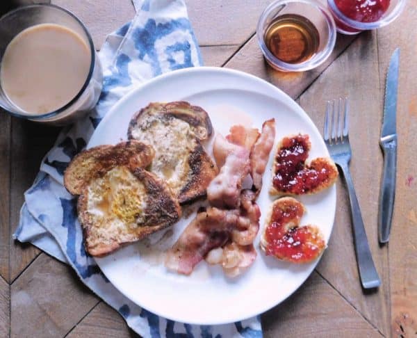 Heart Attack on a Plate Valentine's Day Breakfast - Crafty Little Gnome
