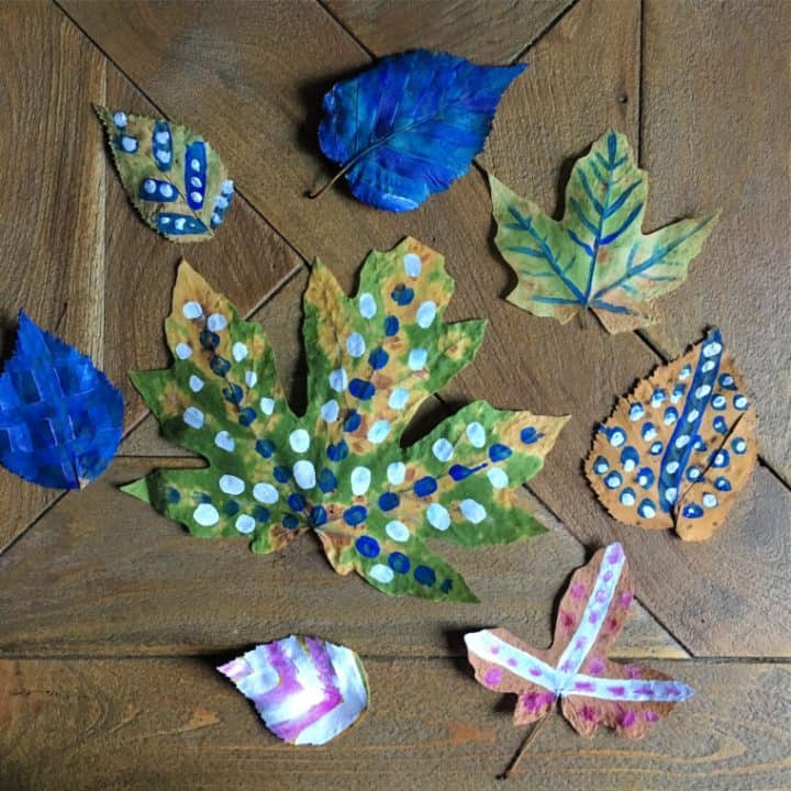 6 Dried Leaf Art Crafts for Kids this Fall - Crafty Little Gnome