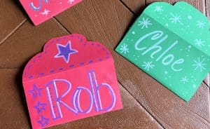 Easy DIY Christmas Envelopes - Crafty Little Gnome