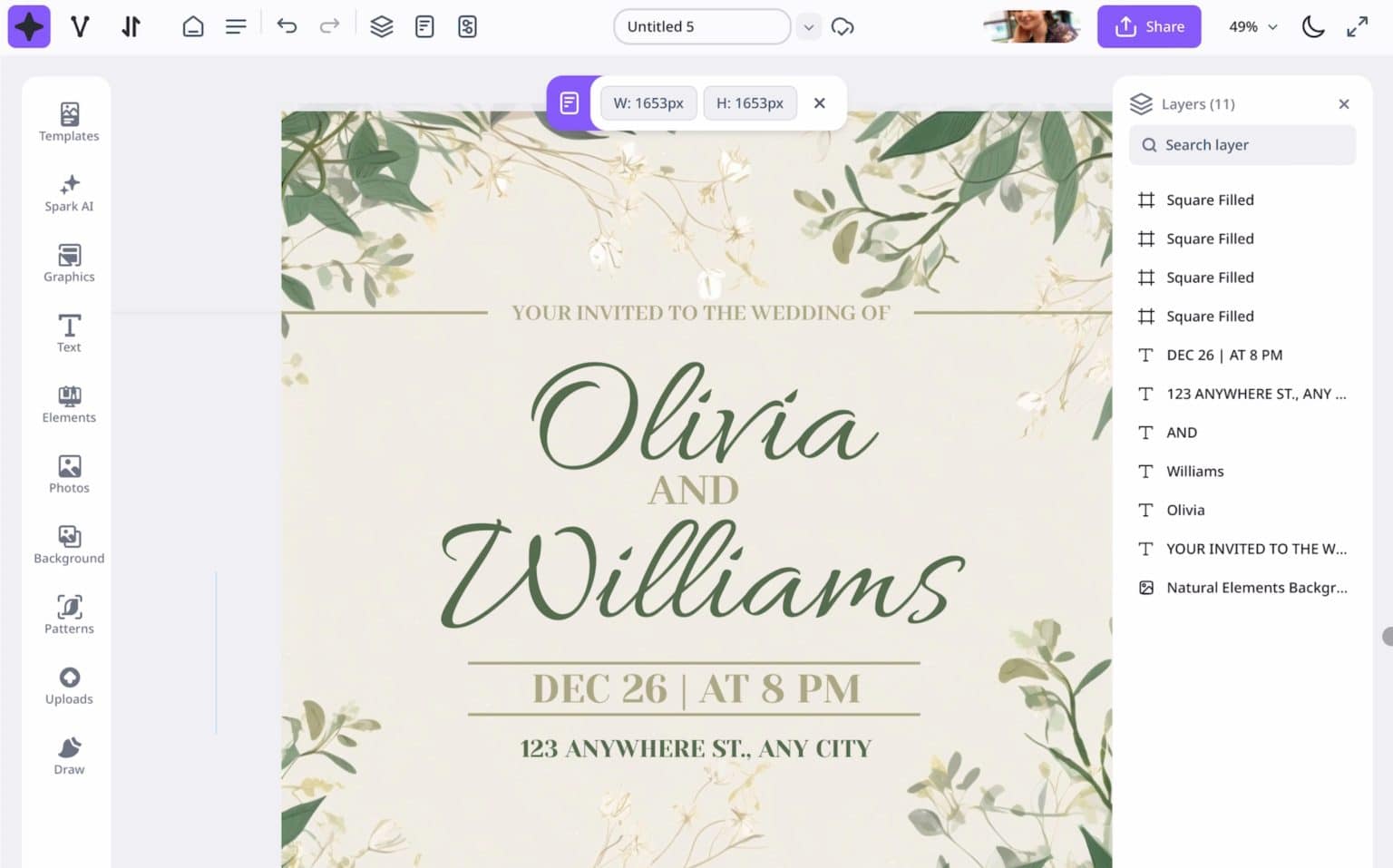 How to Make a Wedding Invitation with Studio from Creative Fabrica ...